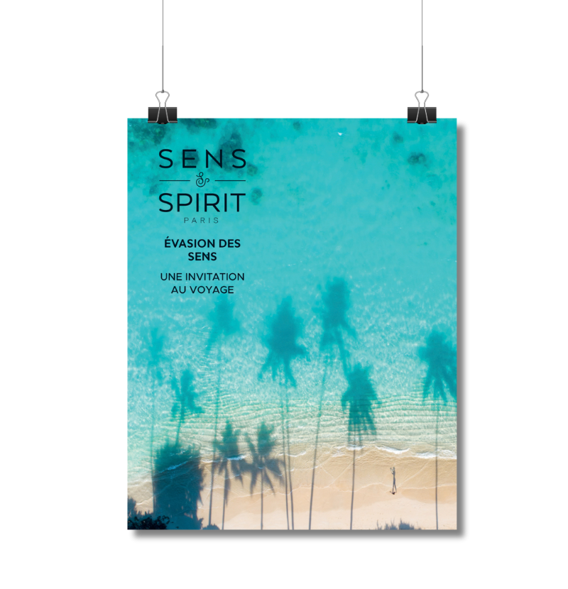 Poster 'Evasion' corps format A2 - Sens&Spirit - Les produits Sens&Spirit™
